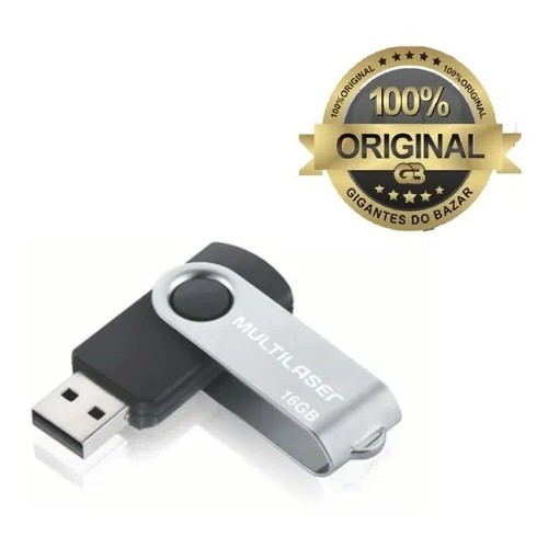 Pen drive 16gb Multilaser Twist PD588 Original Postagem Imediata ...