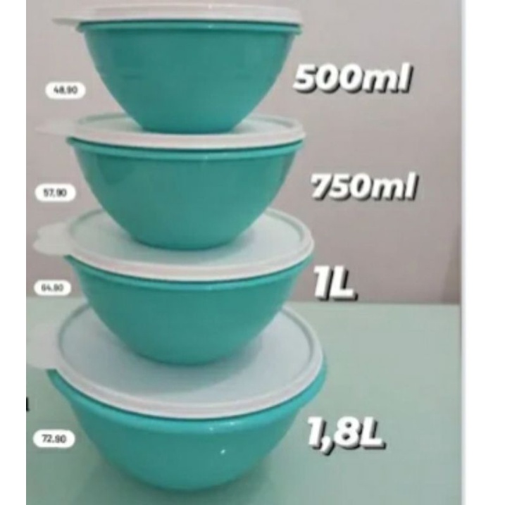 kit com 4 tigelas maravilhosas tupperware | Shopee Brasil