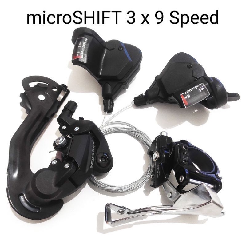 mini Groupset microshift 9 Velocidades/rd/fd/shifter | Shopee Brasil