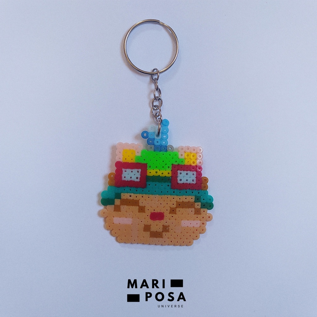 Chaveiro - Teemo de League of Legends (Pixel Art/Hama Beads/Perler ...