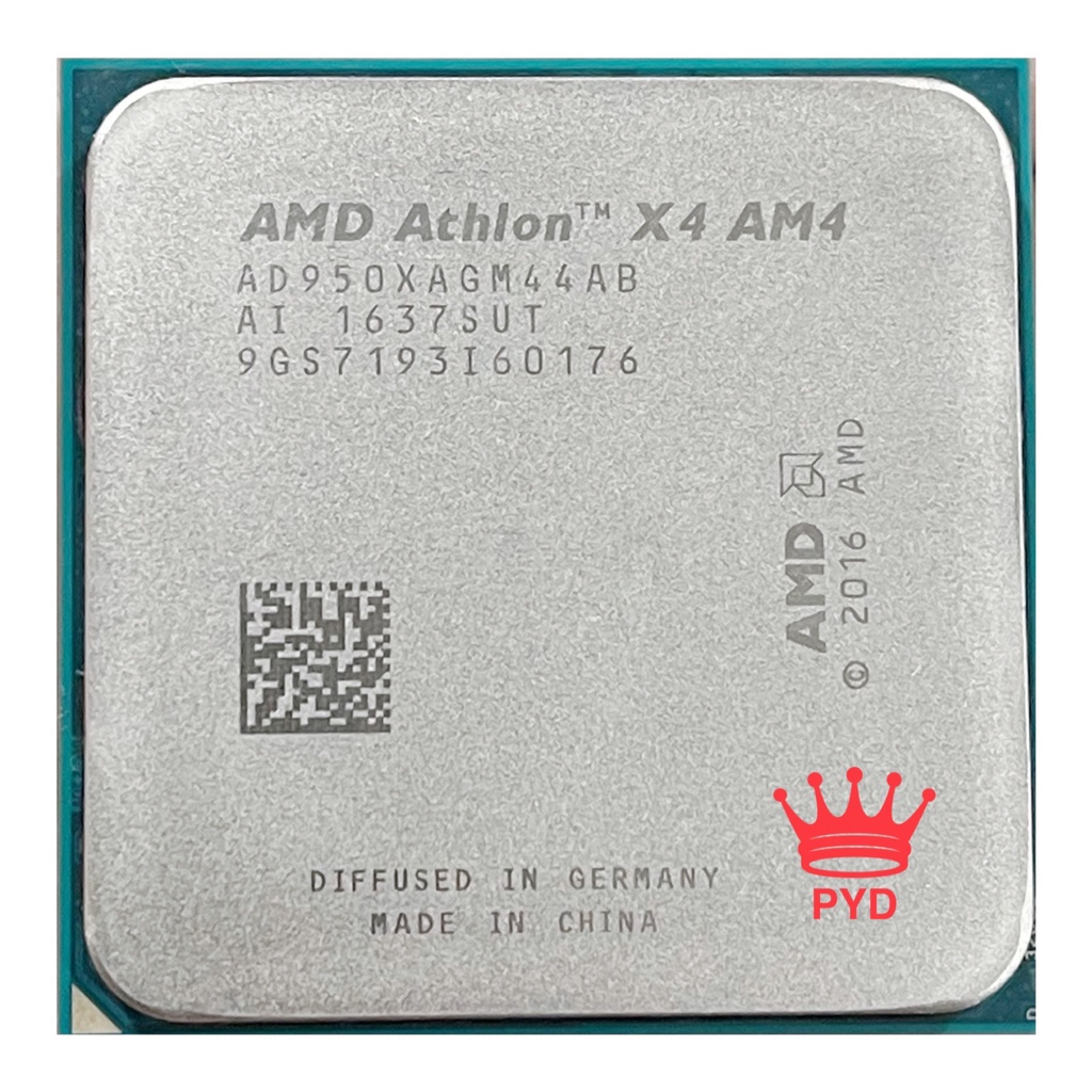 AMD Athlon X4 950 3.5GHz Quad Core-Thread 28NM 65W Processador CPU YD950XAGM44AB Soquete AM4 ...