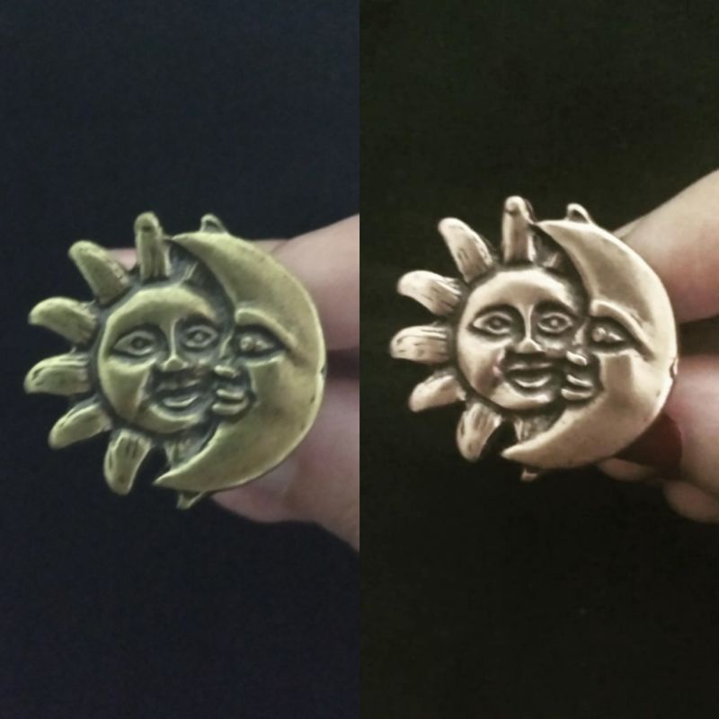 Anel sol/lua | Shopee Brasil