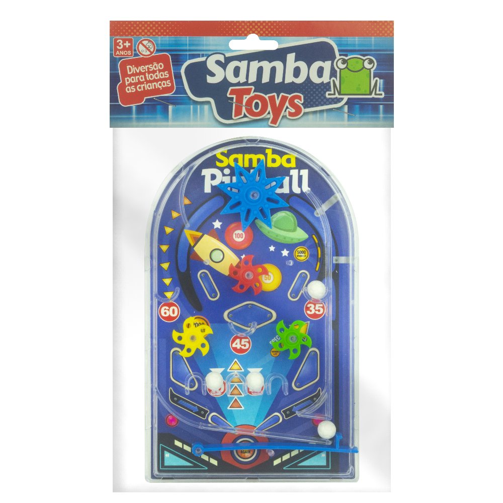Mini Pinball Fliperama Diversão Garantida - Samba Toys | Shopee Brasil