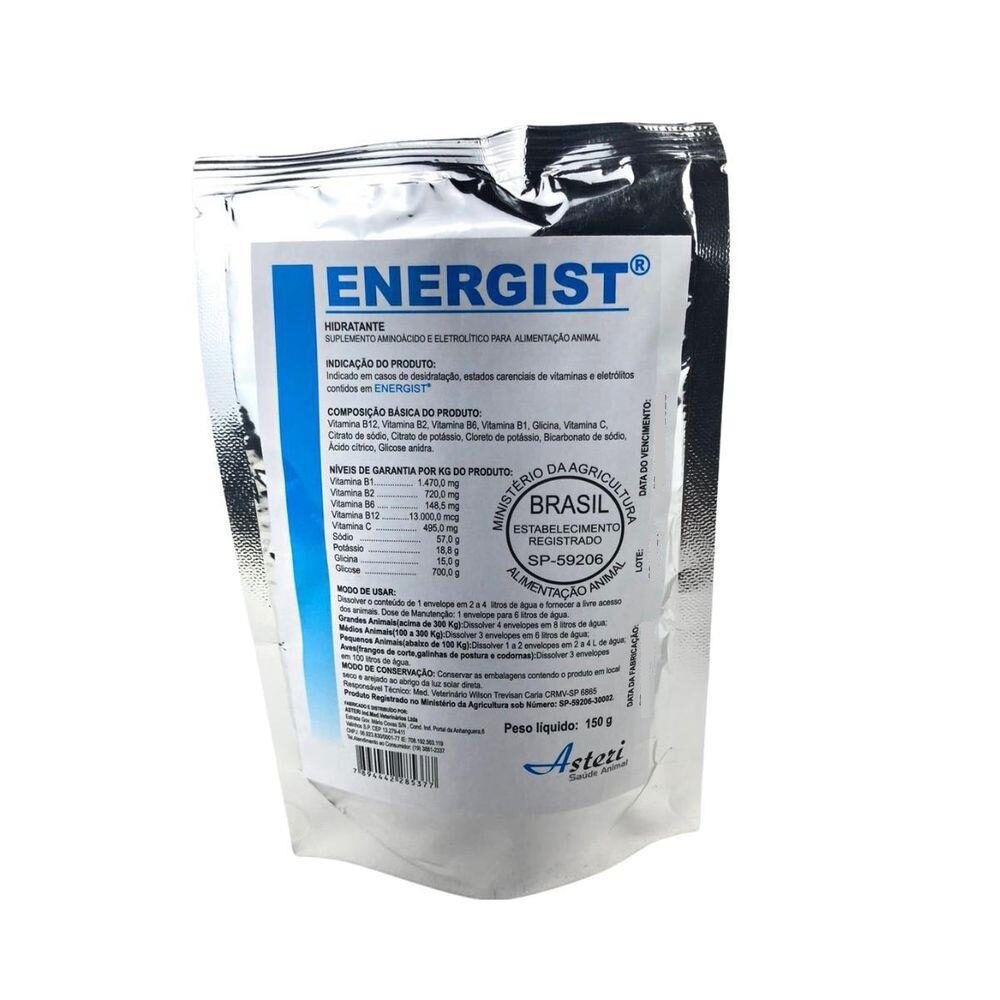 Energist Soro Reidratante Suplemente Vitamínico para Cães Gatos Frangos ...