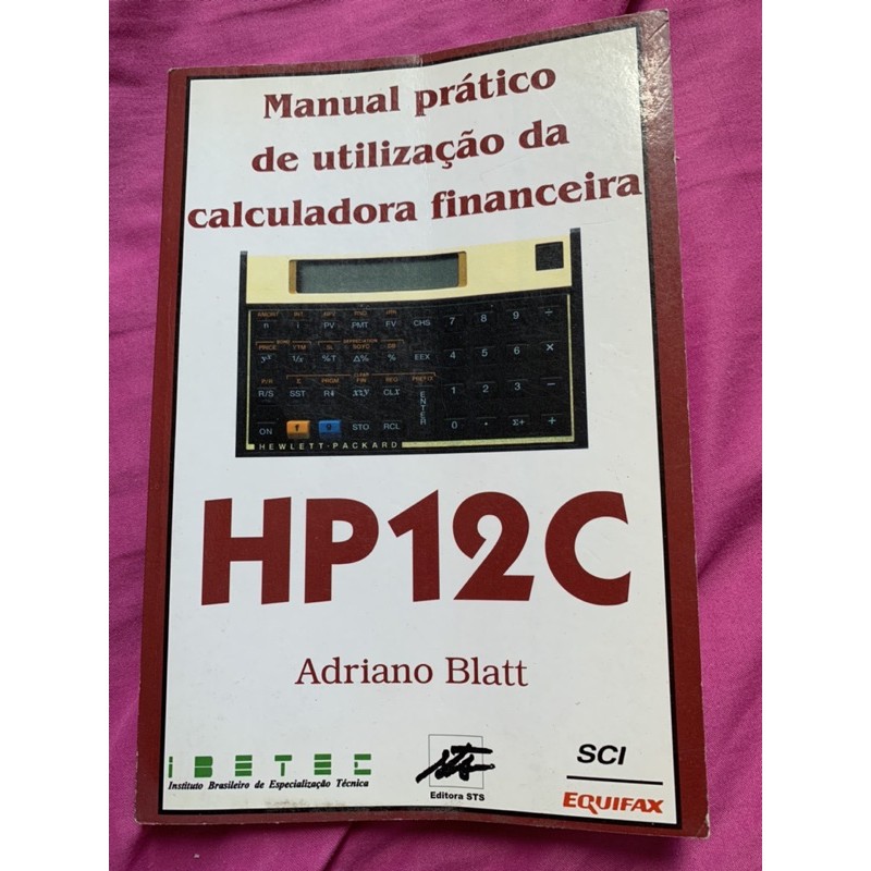 livro - manual de como utilizar HP 12C | Shopee Brasil