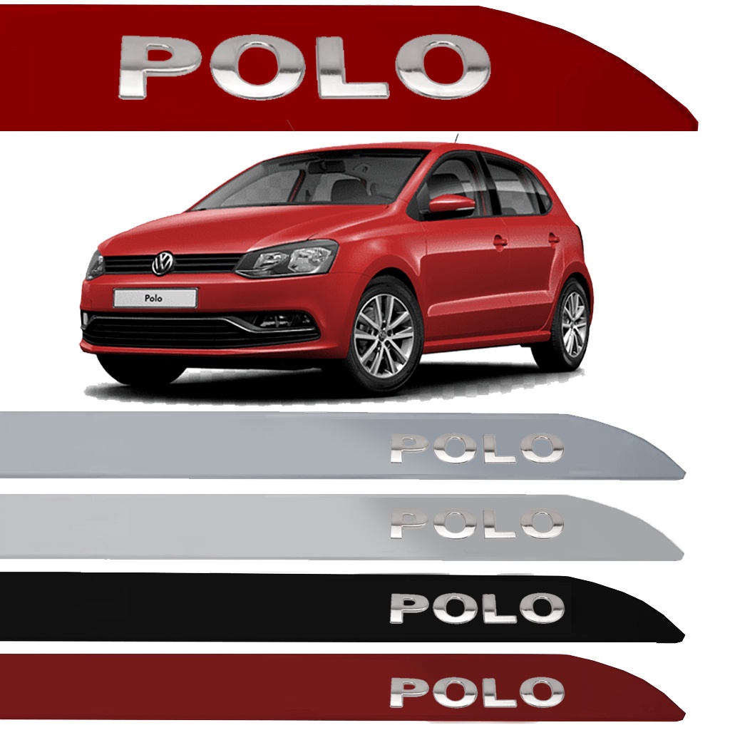 Friso Lateral Polo 2018 2019 2020 2021 2022 2023 Escrita Cromada ...