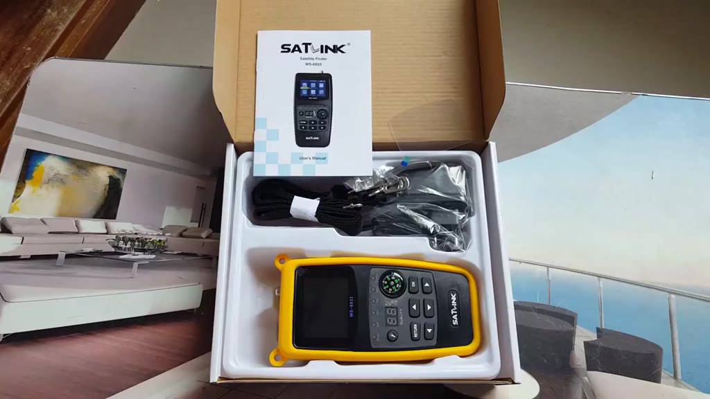 ORIGINAL Receptor De Satélite Satlink WS-6933 2.1 Polegadas Display Lcd ...