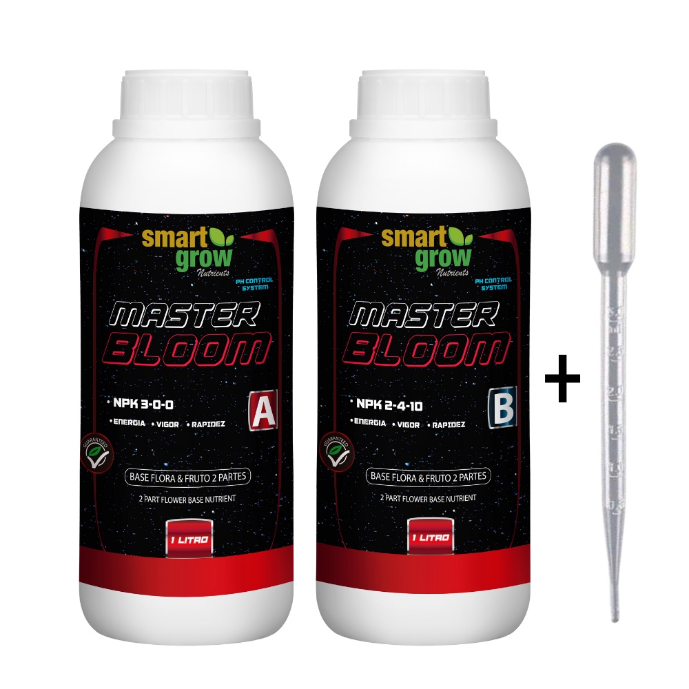 Kit Fertilizante Master Bloom A & B - Smart Grow Nutrients | Shopee Brasil