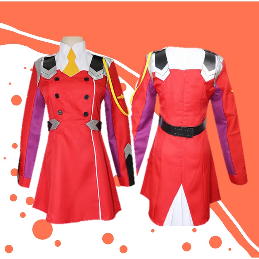 Cosplay Zero Two Darling In The Franxx Shopee Brasil 7787