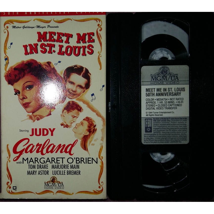 VHS ORIGINAL MEET ME IN ST. LOUIS (IMPORTADO) | Shopee Brasil