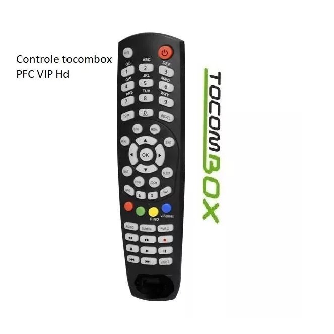 Controle remoto receptor Tocombox Pfc hd vip envio rapido tocom box ...