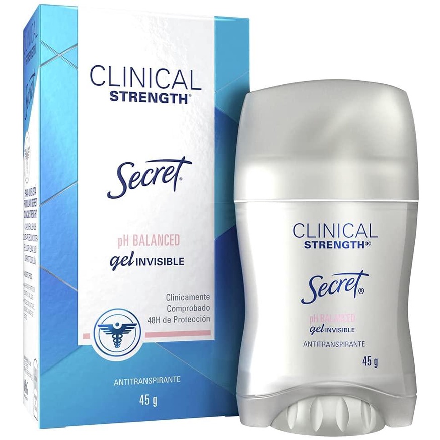 DESODORANTE SECRET CLINICAL GEL PH BALANCED 45G | Shopee Brasil