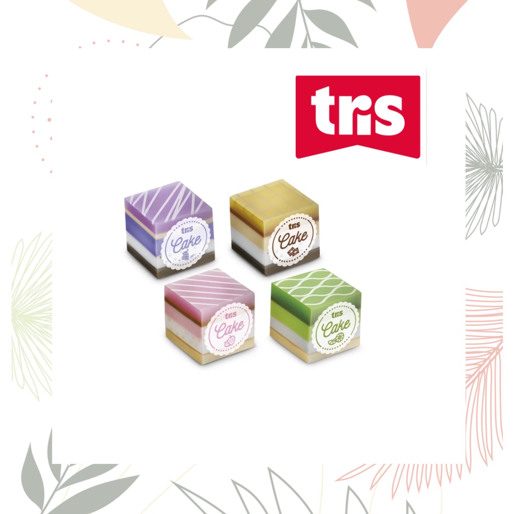 Borracha Tris Cake Holic com cheirinho | Shopee Brasil