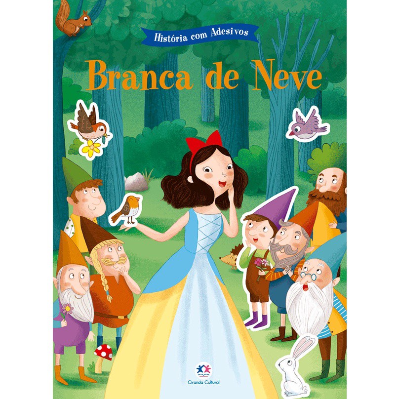 História com Adesivos - Branca de Neve | Shopee Brasil