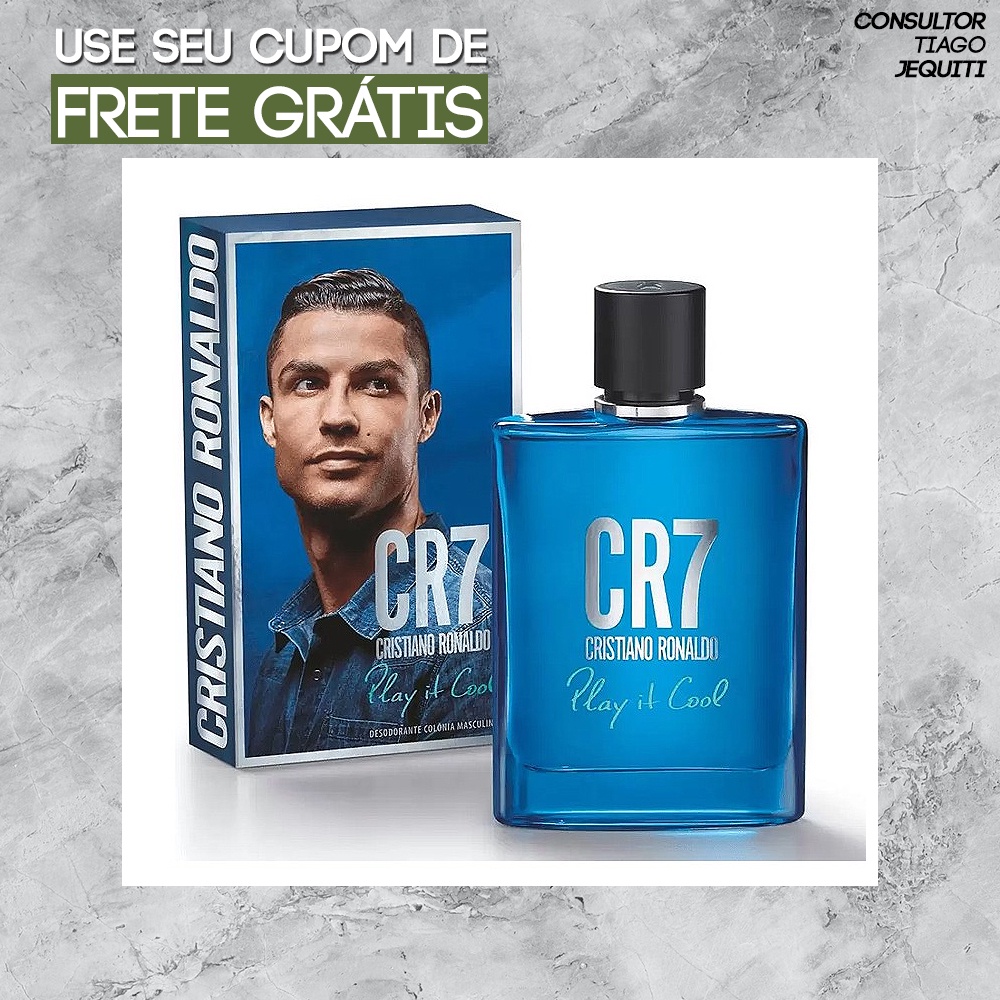 CR7 Cristiano Ronaldo Play It Cool Perfume 100ml Jequiti Masculino ...