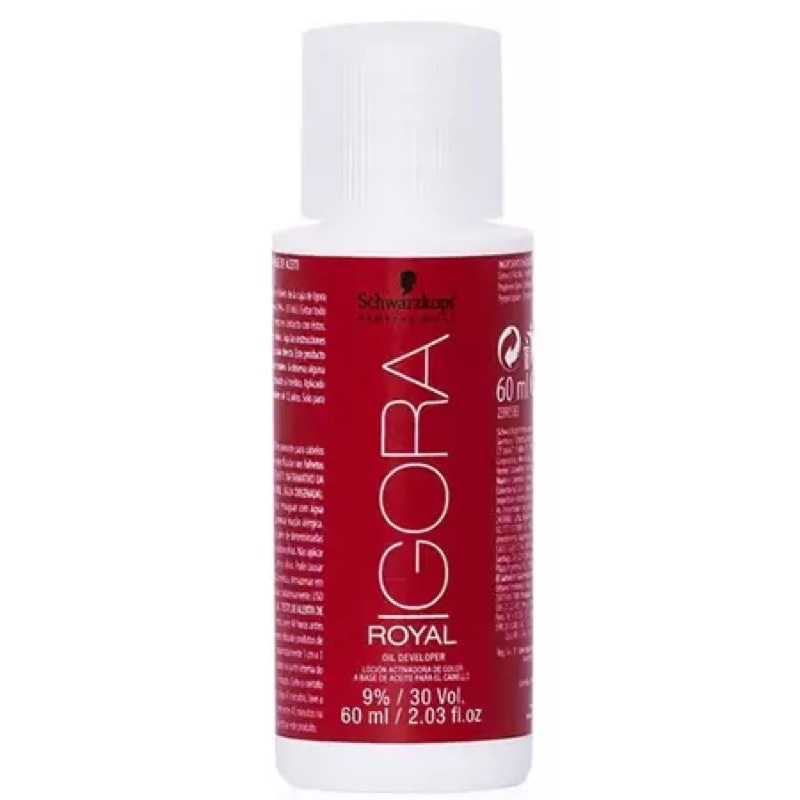 ÁGUA OXIGENADA ox 30vol IGORA | Shopee Brasil