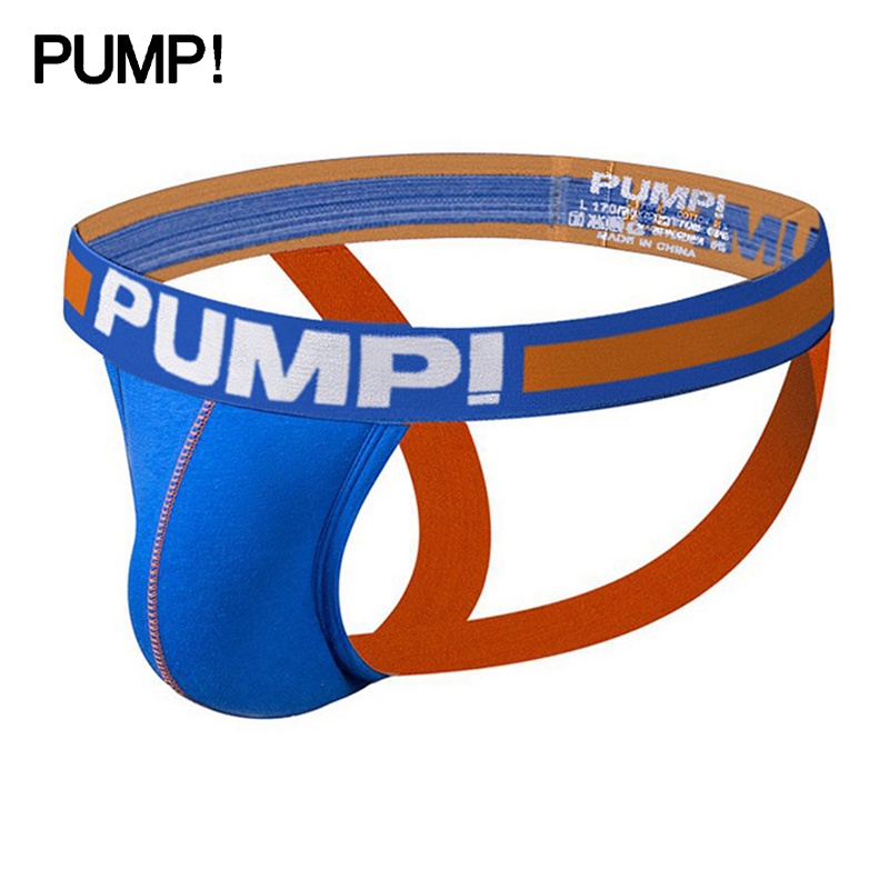 PUMP Roupa Íntima Masculina Sexy Jockstrap Fio Dental De Algodão H96 | Shopee Brasil