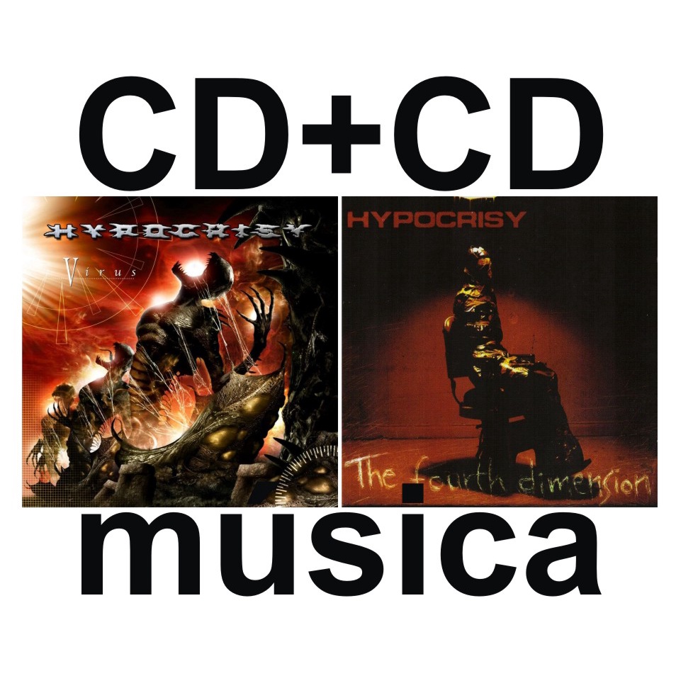 Hypocrisy - Cd Virus 2010 + Cd The Fourth Dimension 2012 Death Metal ...