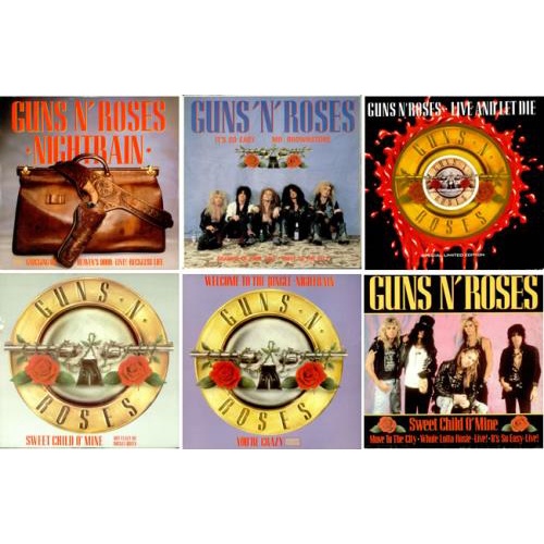 Guns N Roses The Singles Collection (6 CDs) | Shopee Brasil