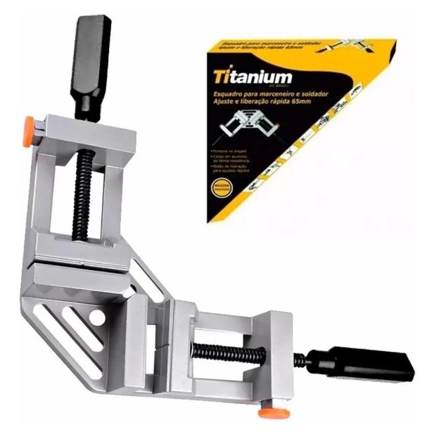 Esquadro marceneiro para soldador 65mm - Titanium | Shopee Brasil