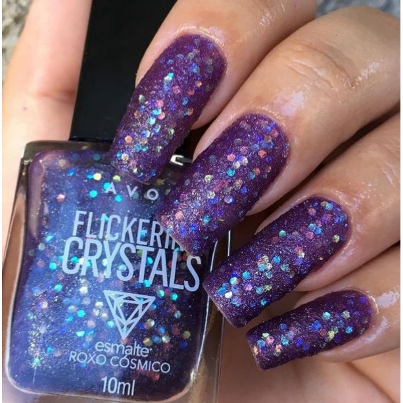 Esmalte Roxo Cósmico da Avon | Shopee Brasil