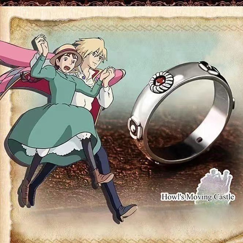 Studio Ghibli Anel Castelo Móvel Hayao Miyazaki Howl Sophie Metal ...
