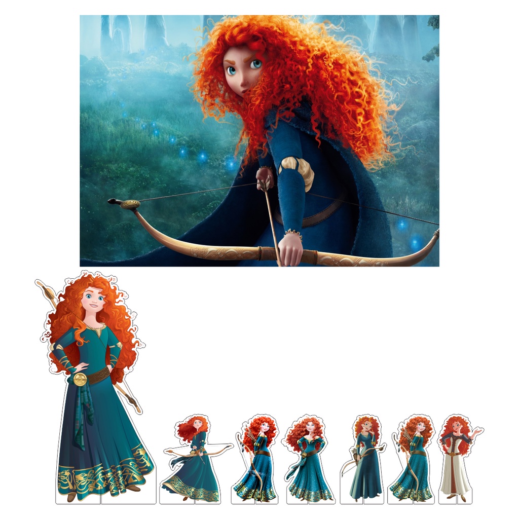 Mini Kit Display + Painel Festa Infantil Merida Valente | Shopee Brasil