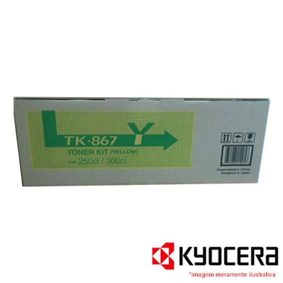 Toner Kyocera Tk - 867Y Original Lacrado | Shopee Brasil