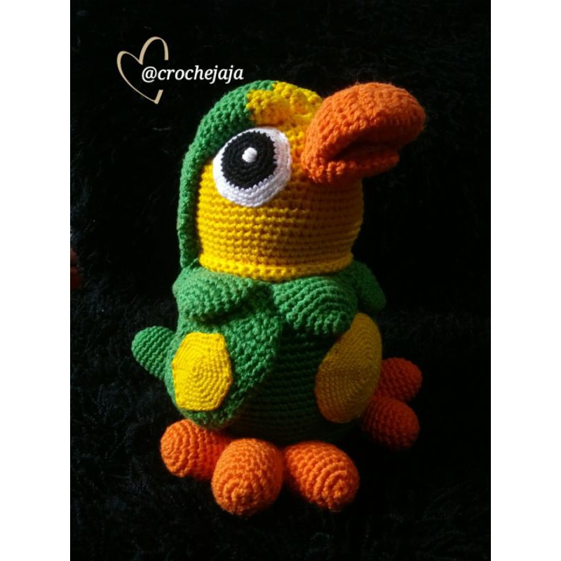 PRONTA ENTREGA Louro José em Crochê Amigurumi Lourinho Ana Maria ...