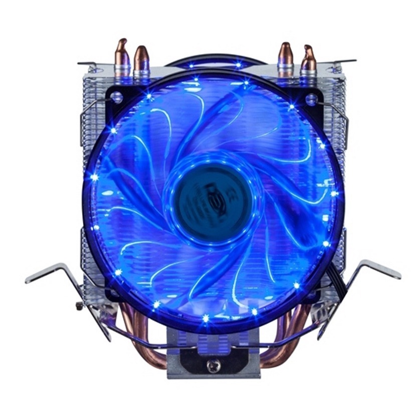 Cpu Cooler Com 15 Led Para Processador Lga 1200 1366 1700 2011 1150 ...