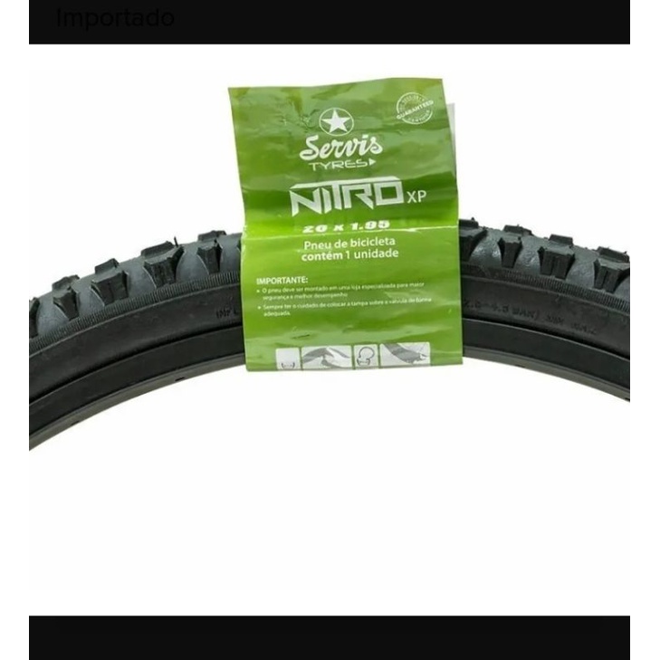 Pneu Nitro xp Servis 26 x 1.95 bike bicicleta cravo balão. | Shopee Brasil