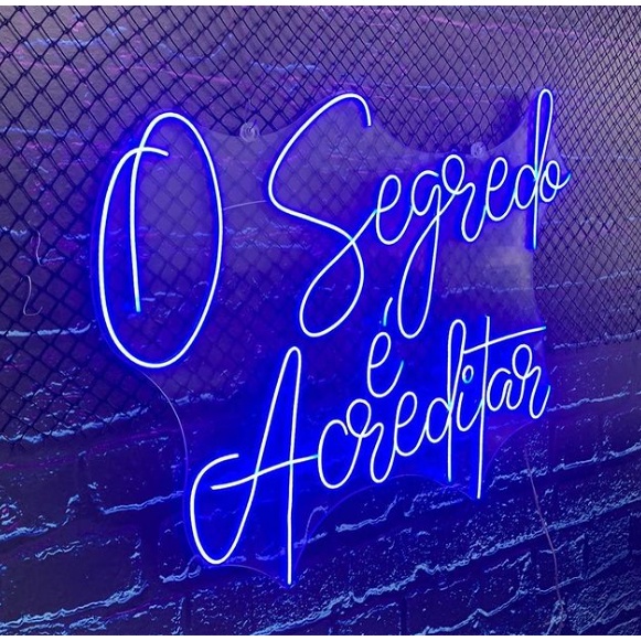 Placa luminosa de NEON de led - PERSONALIZADO | Shopee Brasil