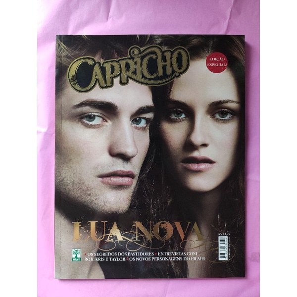 Revista Capricho Lua Nova - Saga Crepúsculo | Shopee Brasil