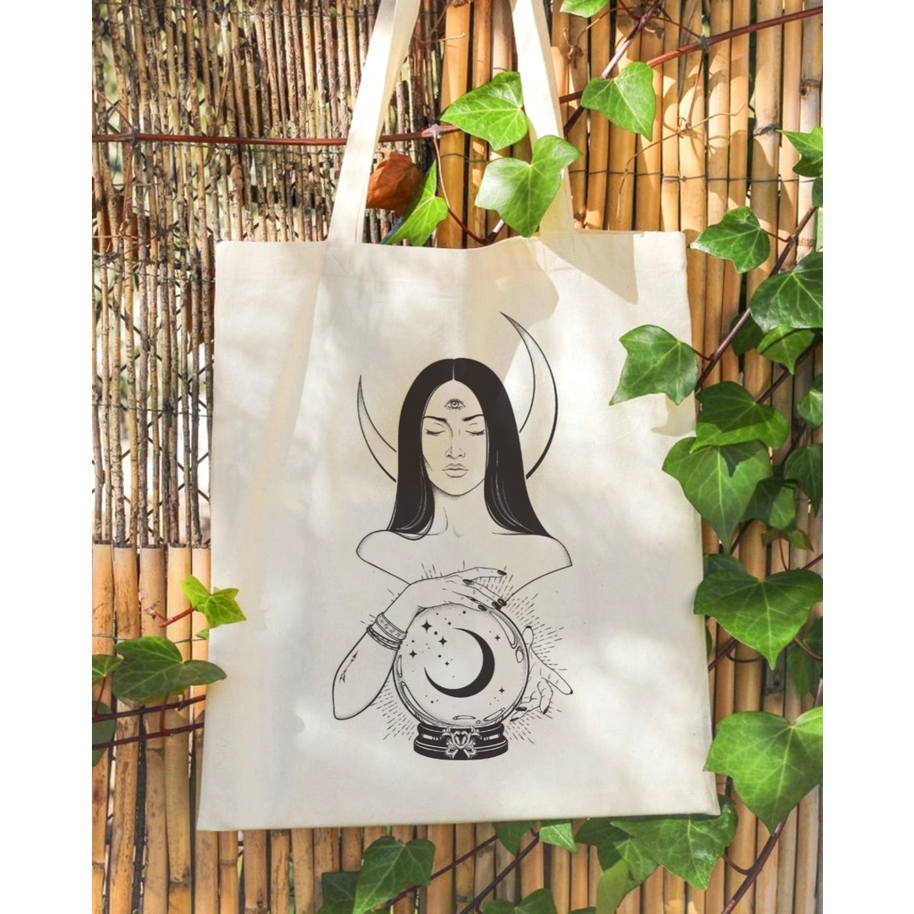 Ecobag Sacerdotisa da Lua | Shopee Brasil