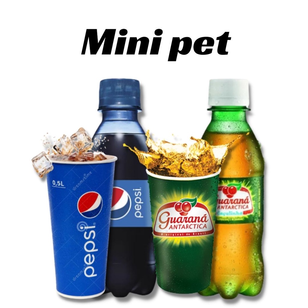 Refrigerante Mini Pet - 200 ml | Shopee Brasil