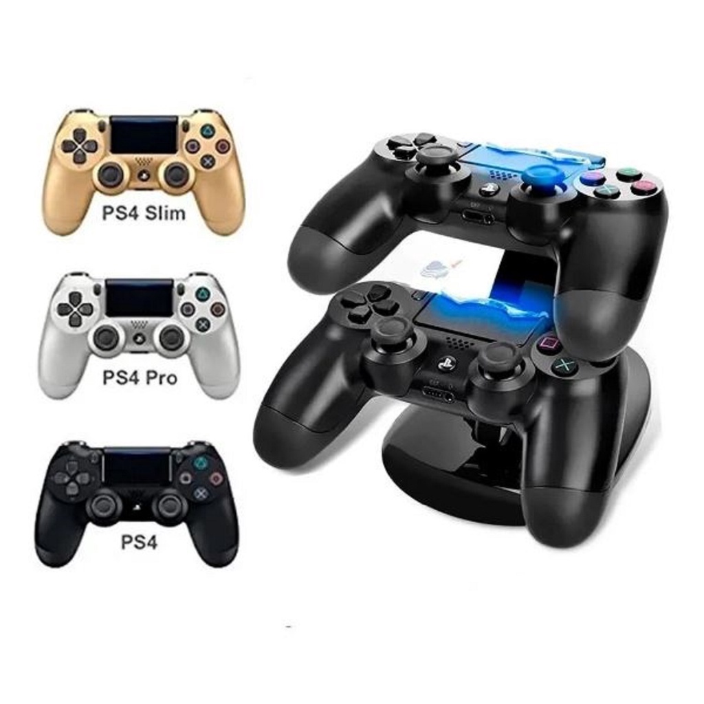 Base Suporte Carregador Duplo Controle Ps4 | Shopee Brasil