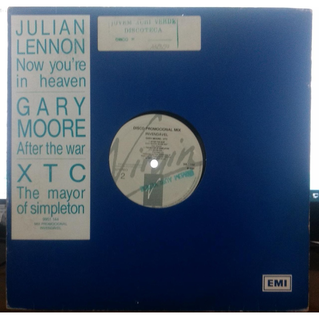 Disco de Vinil LP Promocional Mix Julian Lennon / Gary Moore / XTC ...