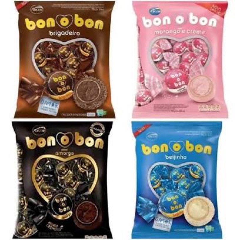 Bombom Arcor Bonobon C/50x15g (Escolher Sabor) | Shopee Brasil