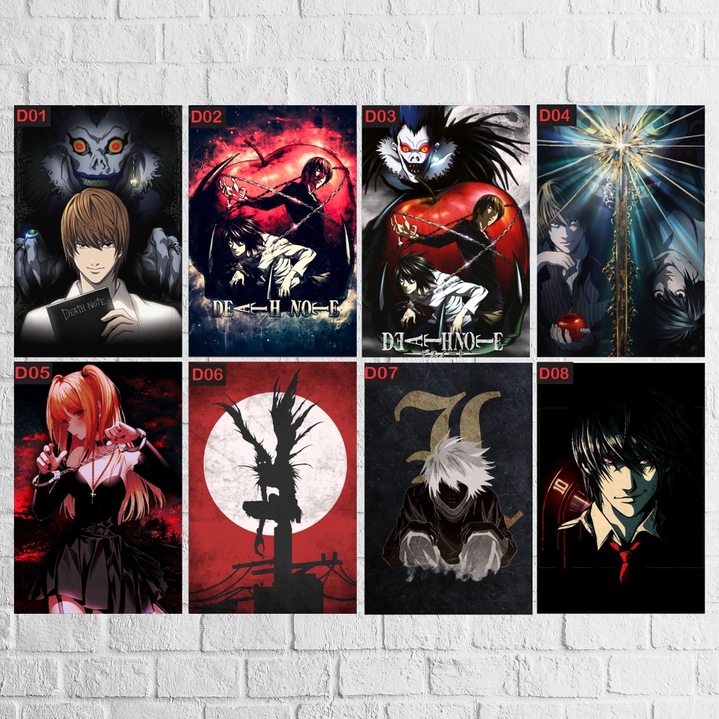 Placas Decorativas Death Note | Shopee Brasil