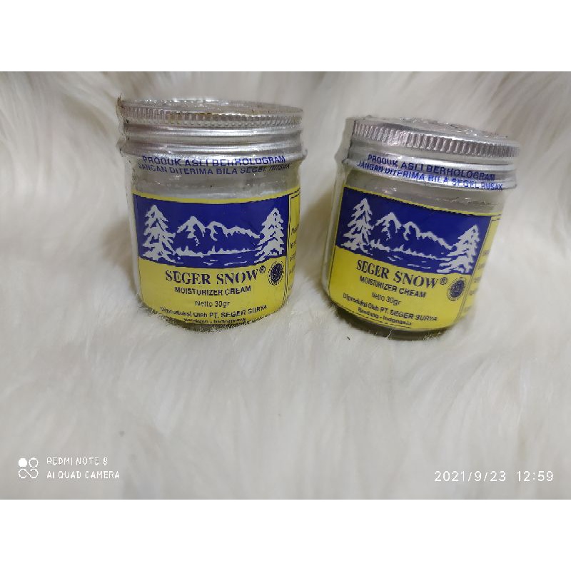 Creme Hidratante SEGER SNOW MOISTURIZER 30g | Shopee Brasil