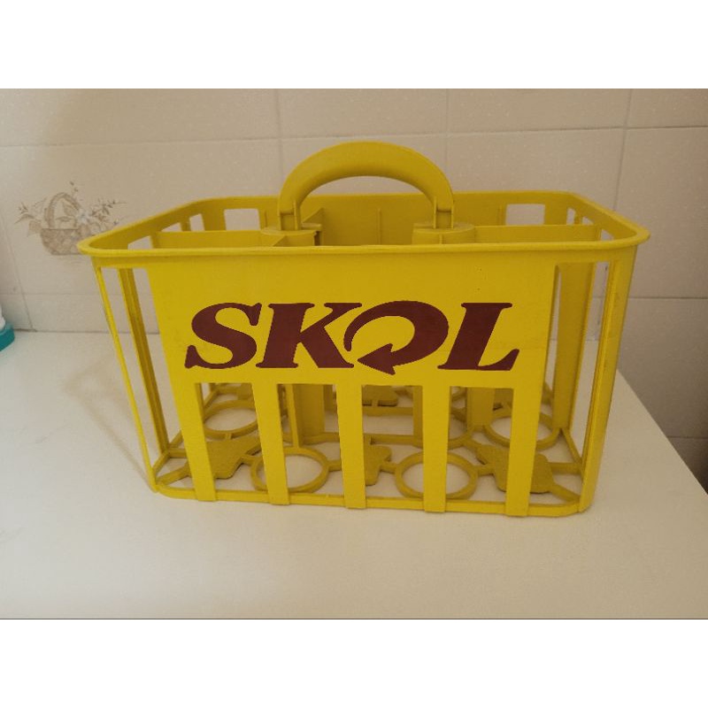 Engradado antigo de cerveja Skol | Shopee Brasil