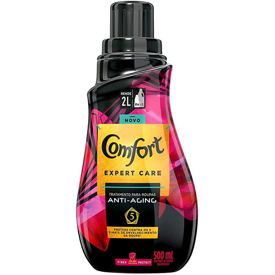 Amaciante Concentrado Comfort Intense Glamour 500ml | Shopee Brasil