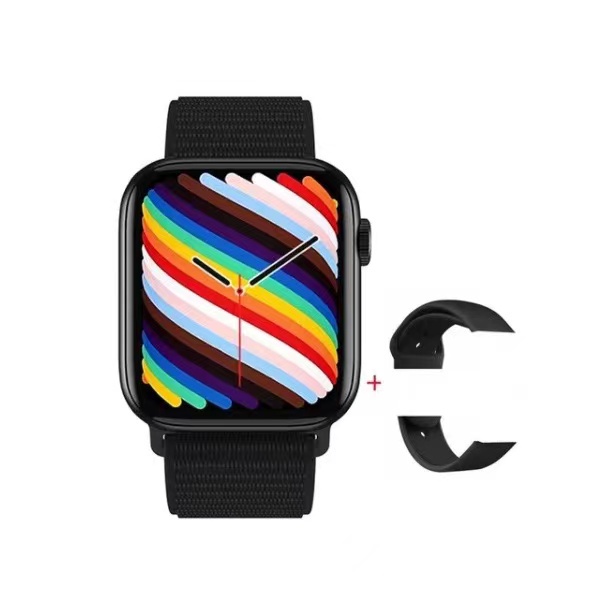 Relógio Inteligente Smartwatch iwo Hw19 44mm Tela Infinita 2 Pulseiras ...