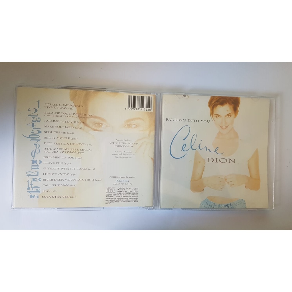 Cd Celine Dion - Falling Into You - Original | Shopee Brasil