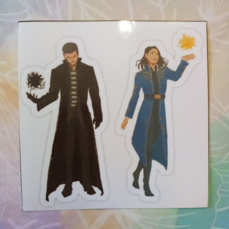 Adesivo/Sticker do livro Sombras&Ossos, Alina e General Kirigan ...