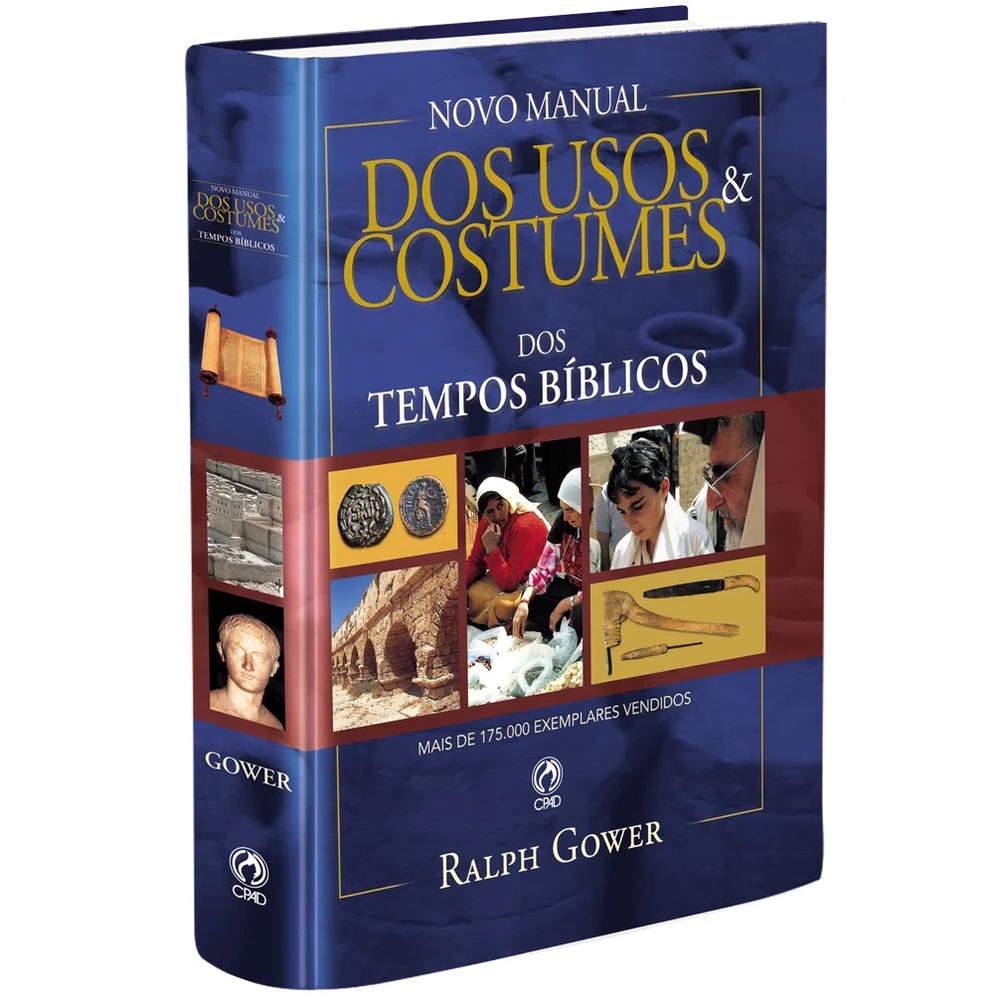 Novo Manual dos Usos e Costumes dos Tempos Bíblicos Cpad | Shopee Brasil