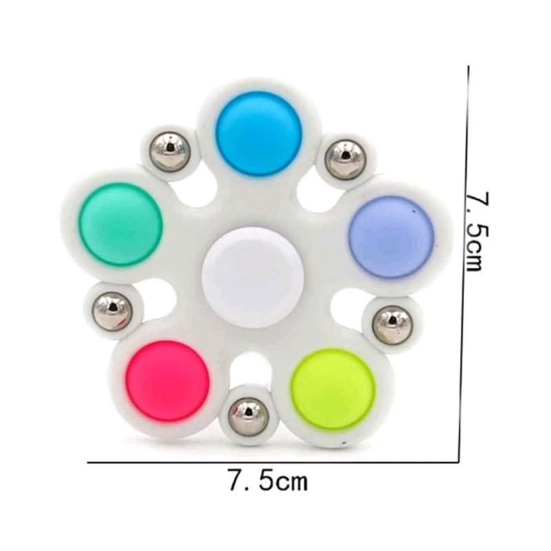 Fidget toy Spinner Simple Dimple | Shopee Brasil