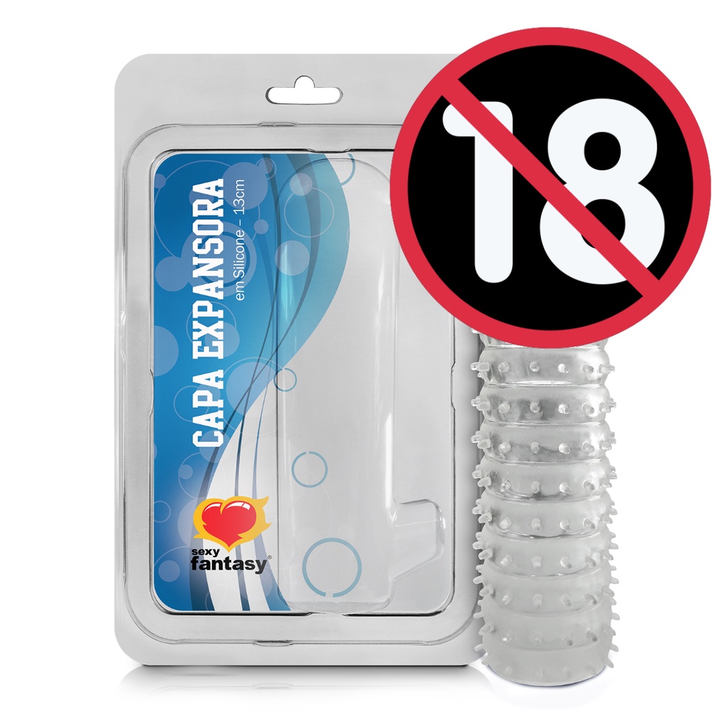 Capa Peniana Anelada Expansora Com Texturas Estimulantes Orgasmo ...