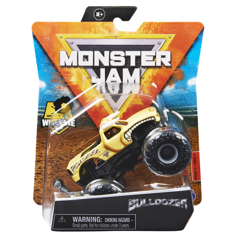 Monster Jam - 1:64 Die Cast Truck Bulldozer | Shopee Brasil