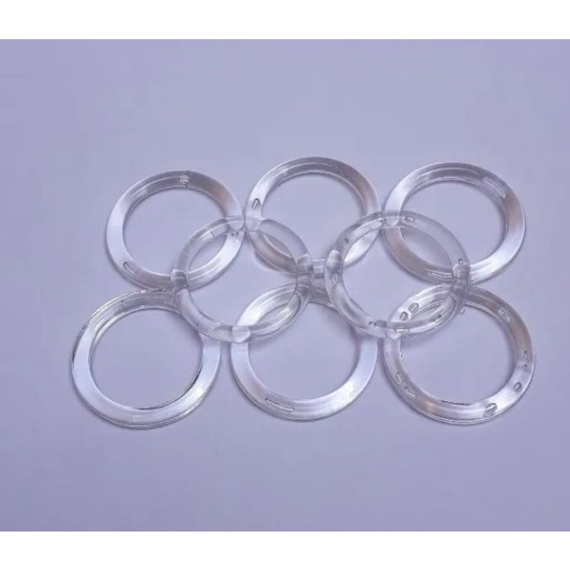 6 argolas acrílicas para porta guardanapo artesanatos | Shopee Brasil